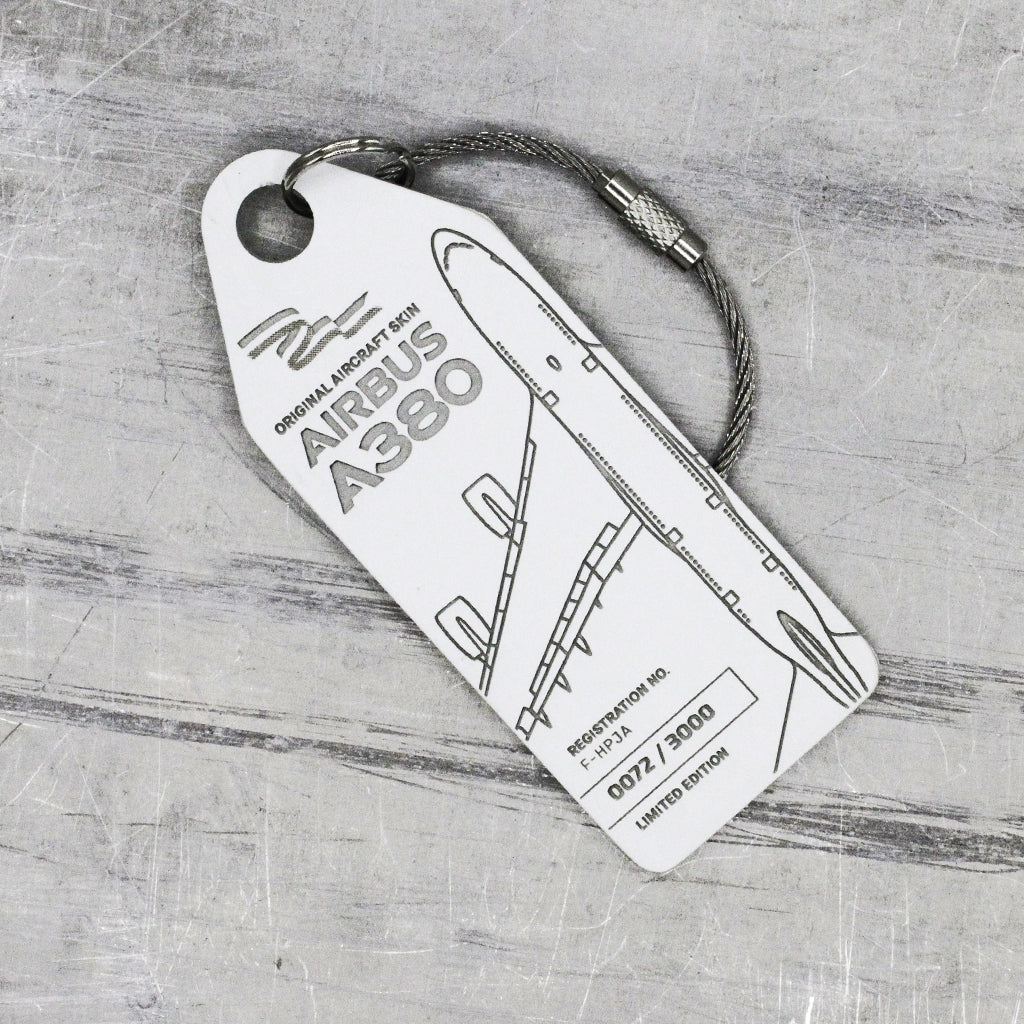 Aviationtag A380 White Aircraft Skin Tag - Air France F-HPJA