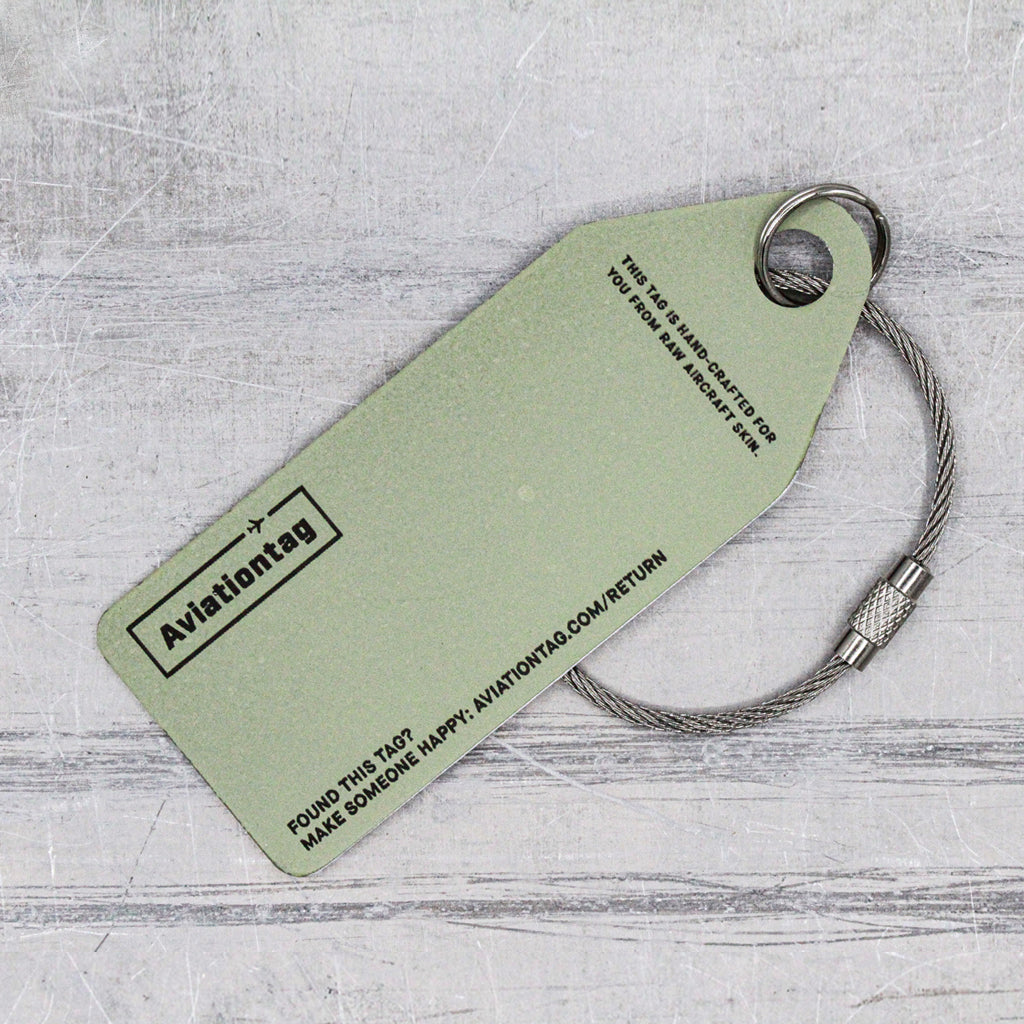 Aviationtag Asiana A321 Off White Aircraft Skin Tag HL7594