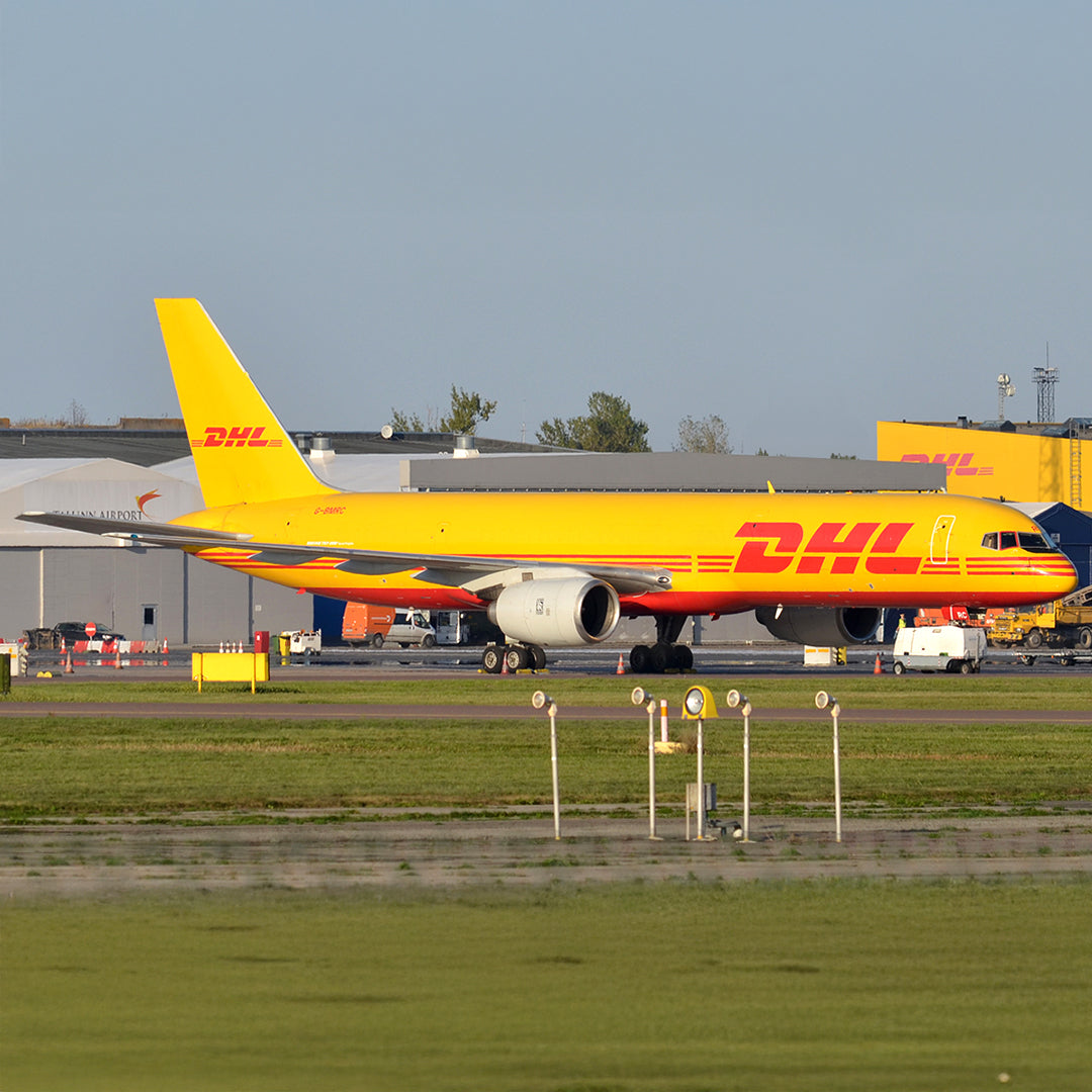 Aviationtag DHL Boeing B757 D-ALEW in Yellow - Aviamart