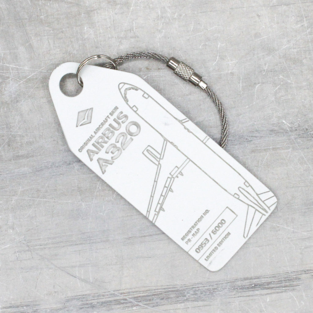 Aviationtag TAM Brazil Airbus A320 Aircraft Skin Tag (PR-MAP)