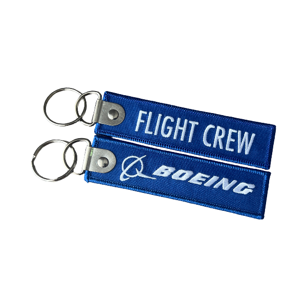 Boeing "Flight Crew" Keychain - Navy/White | Aviamart.com