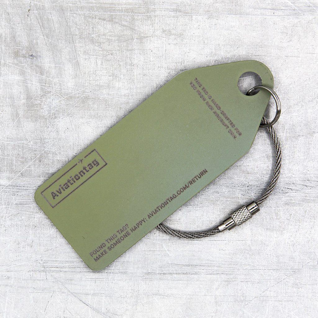 Aviationtag Indigo Airbus A320 Aircraft Skin Tag (VT-IDV)