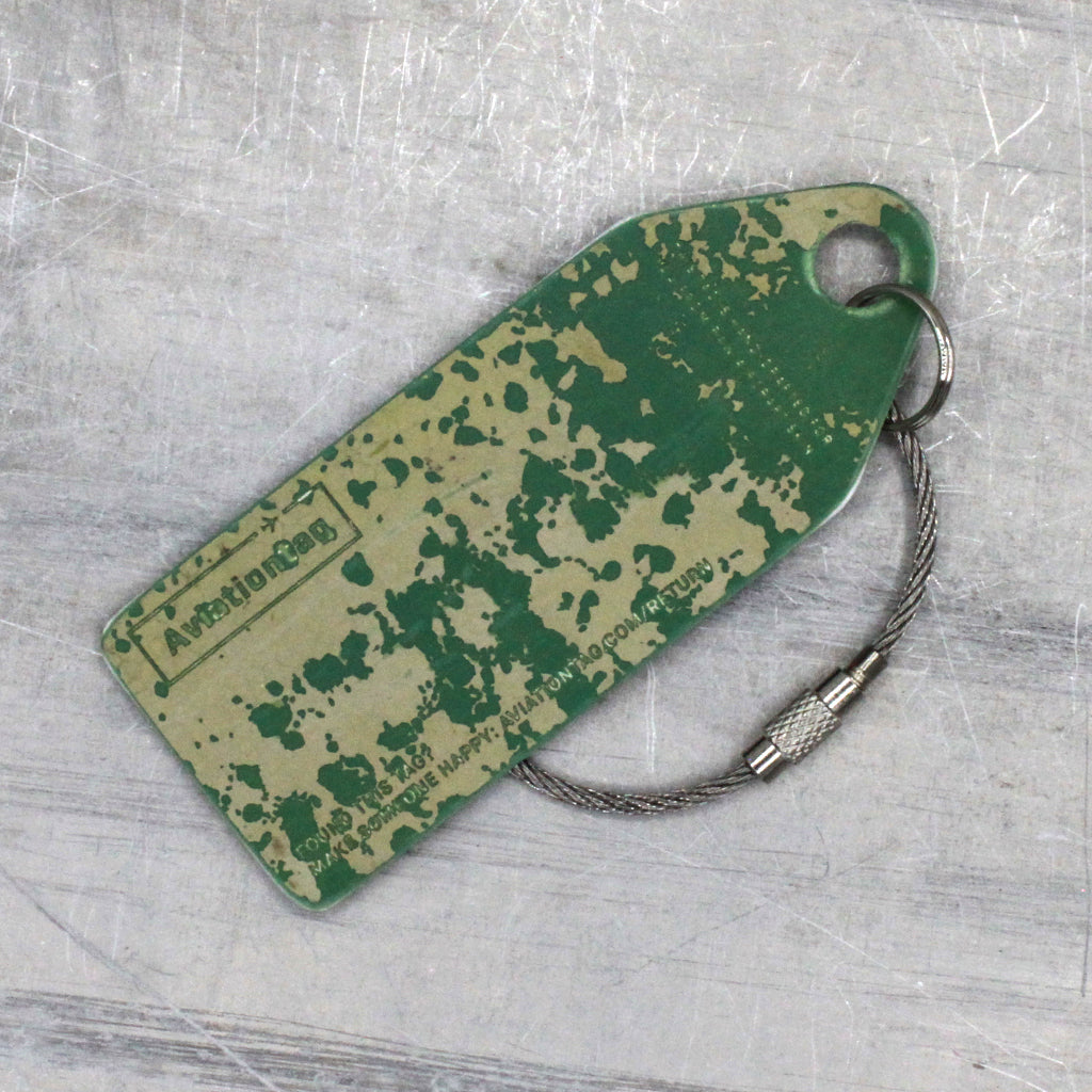 Aviationtag B737 Aircraft Skin Tag in Blue D-ABKA