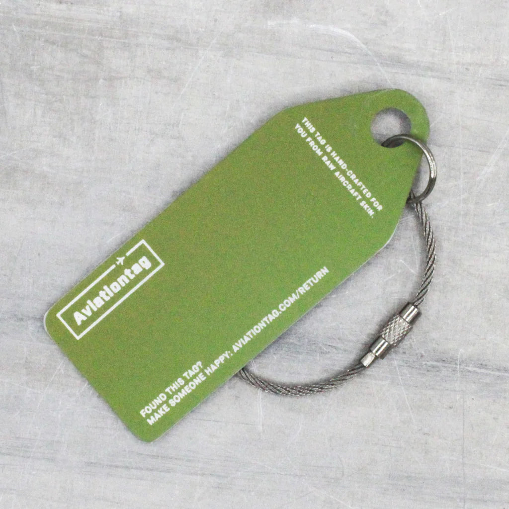 Aviationtag Korean Air B747 - Blue Aircraft Skin Tag Reg. No HL7473