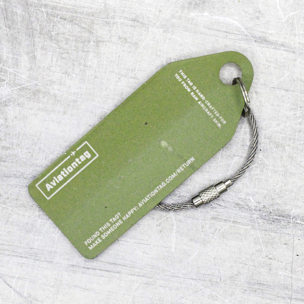 Aviationtag McDonnell Douglas DC-10 Orange Aircraft Skin Tag N450AX