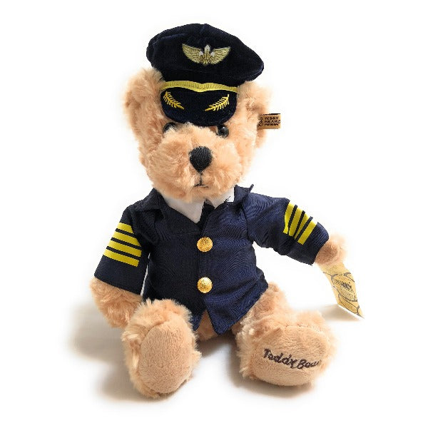 Airline Captain Stuffed Pilot Bear - Small 25cm | Aviamart.com