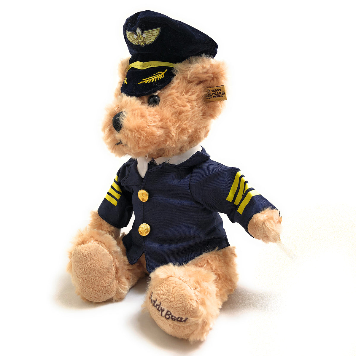 Airline Captain Stuffed Pilot Bear - Small 25cm | Aviamart.com