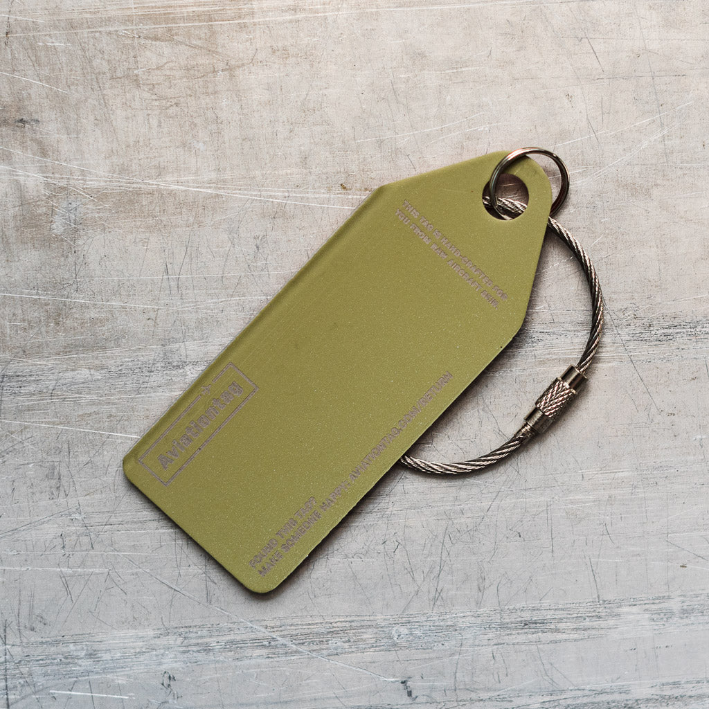 Aviationtag Czech Airlines Airbus A319 Aircraft Skin Tag Red (OK-MEL)