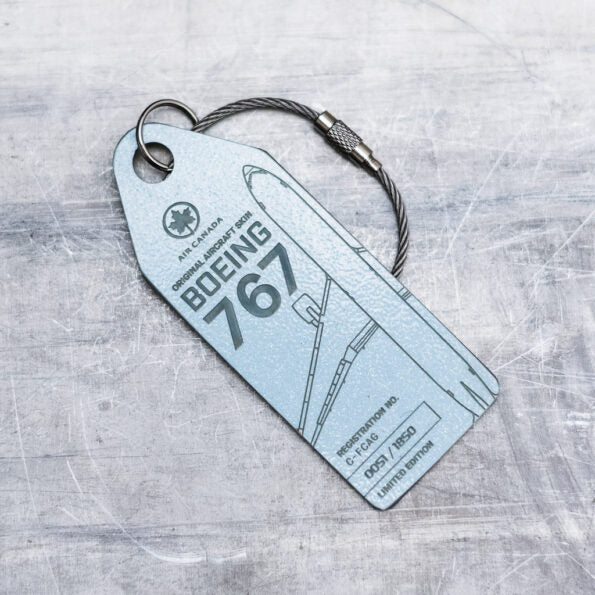 Aviationtag Boeing B767 - Light Blue (Air Canada) C-FCAG