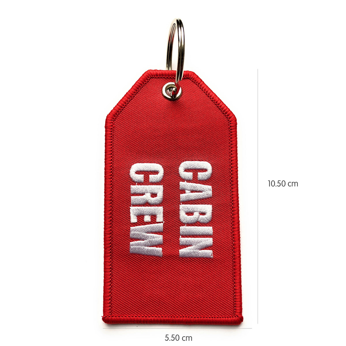 Cabin Crew / Do Not Remove From Aircraft Medium Red Tag