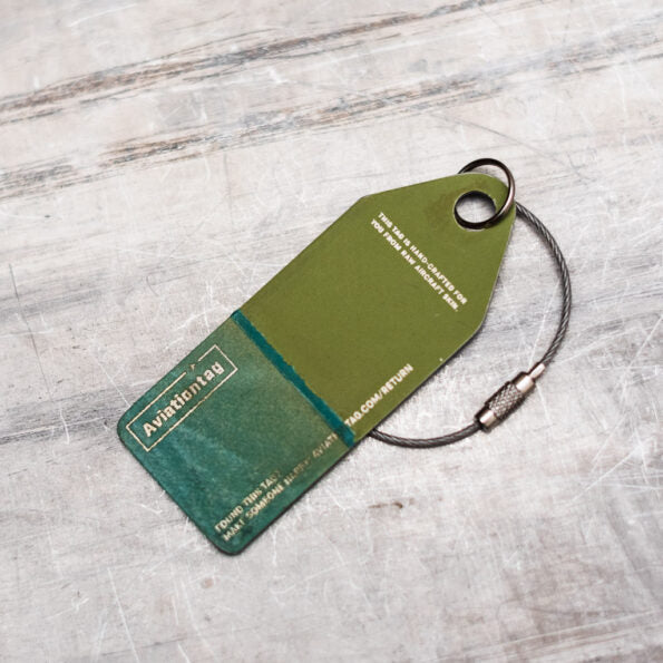 Aviationtag Cathay B747 "Uniform Juliet" L.Blue Aircraft Skin Tag (B-HUI)