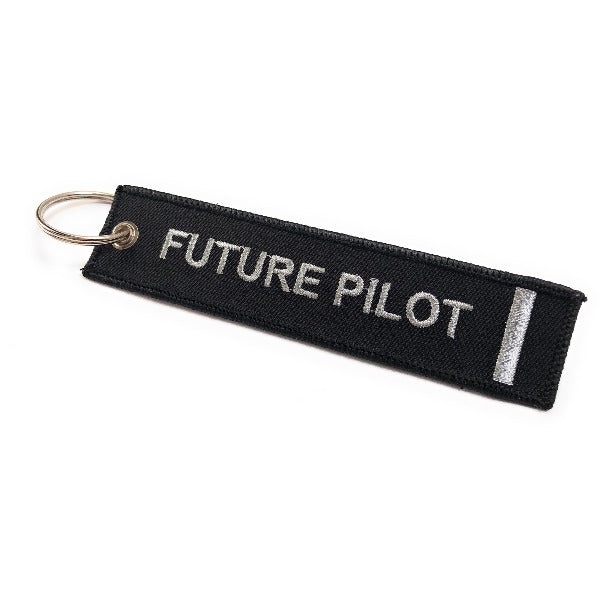 Pilot Keychain | Future Pilot | 1 Silver Stripe | aviamart®