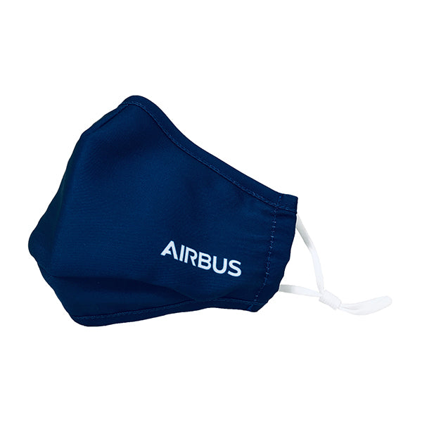 Genuine Airbus Adult Face Mask in Navy and White | Aviamart.com