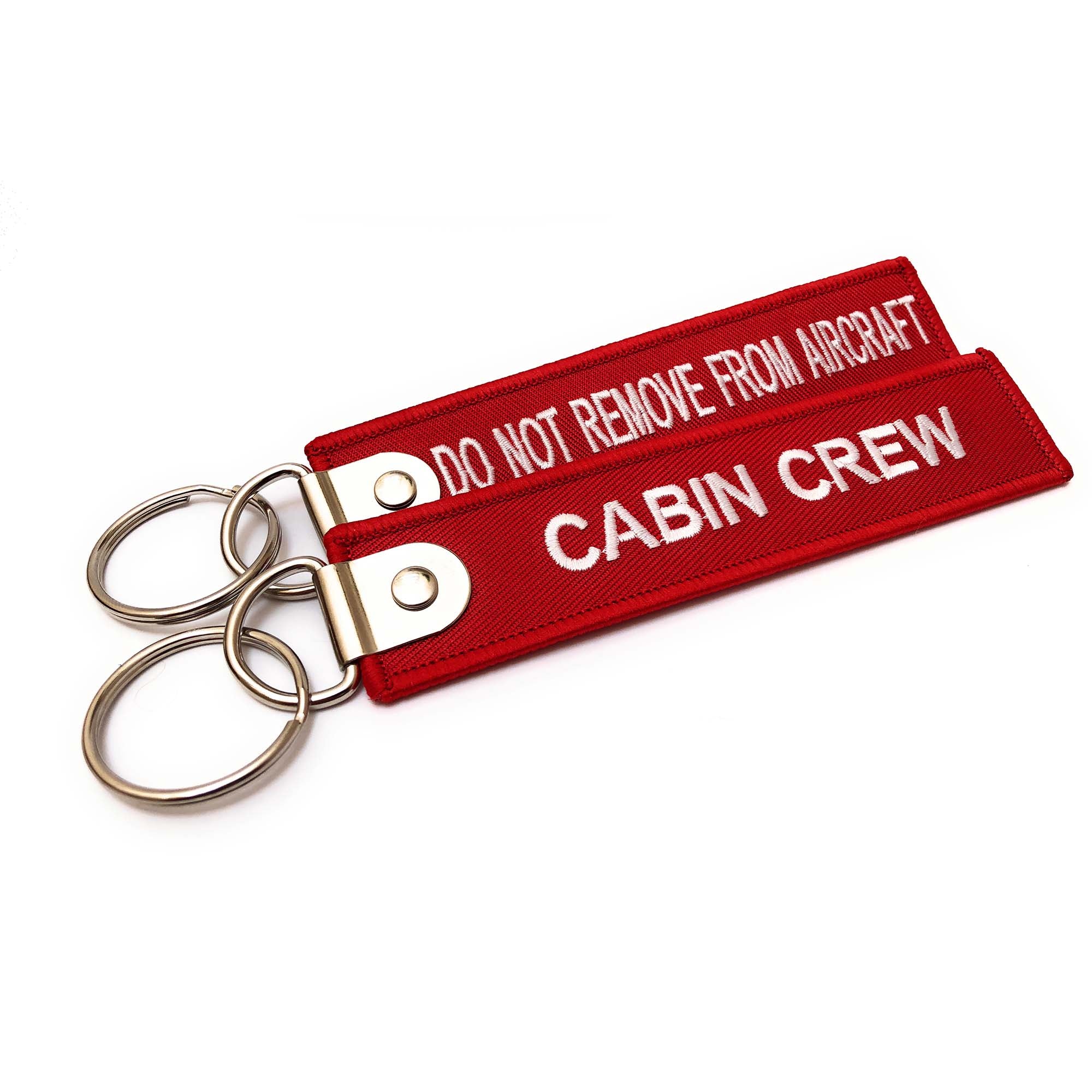 Premium Cabin Crew Luggage Tag - Red / White | Aviamart®